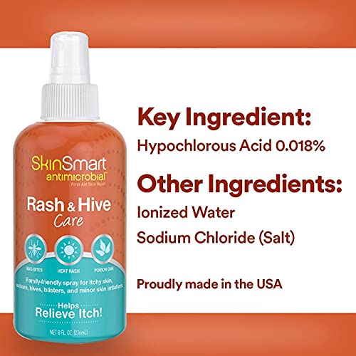 SkinSmart Antimicrobial Rash and Hive Care, 8 oz Spray Bottle | Pricepulse