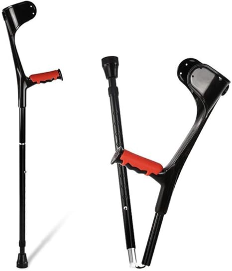 Folding Forearm Adult Crutches(Pair),Collapsible Medical Arm Cuff ...