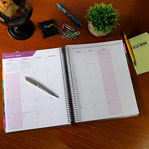 Deluxe 2021-2022 Dated Teacher Planner: 8.5"x11" Includes 7 Periods ...