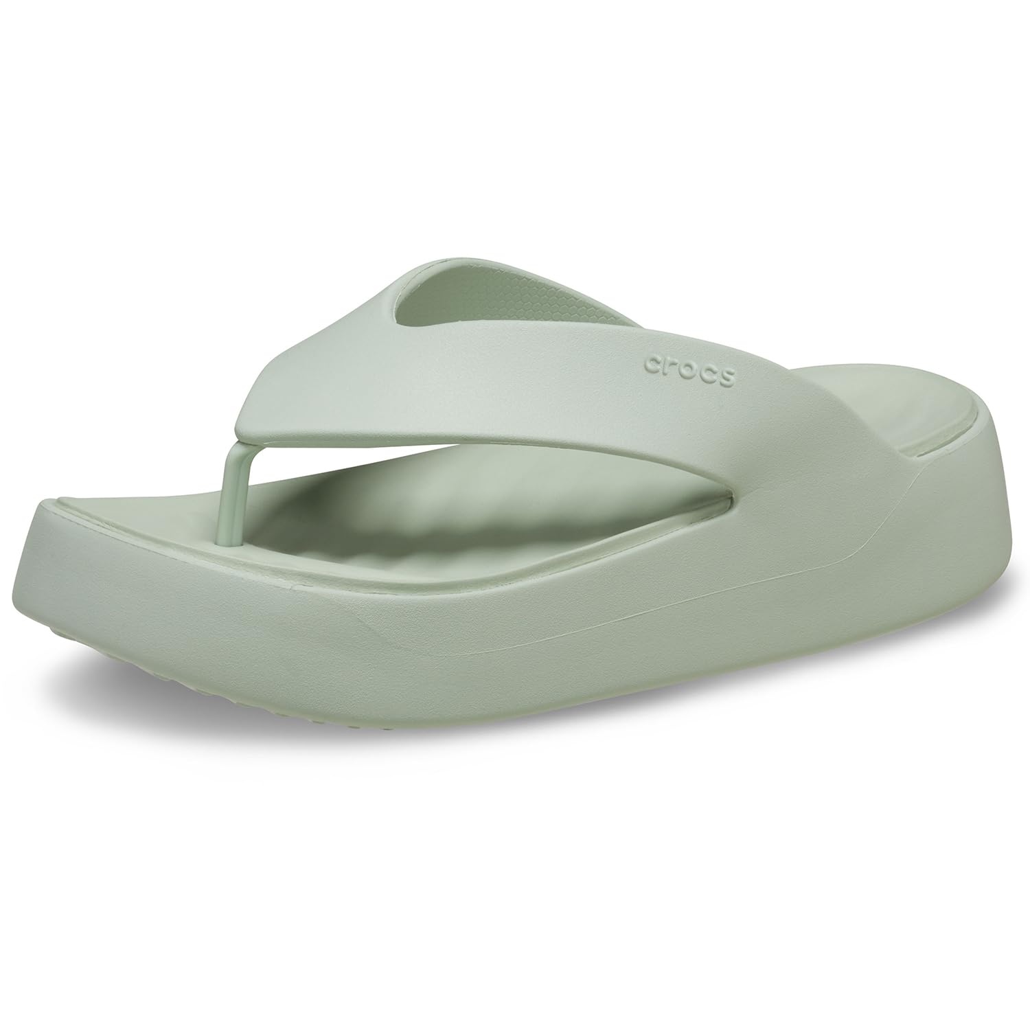 Crocs Women's Getaway Platform Flip Flop Sandals, Plaster, 6 for sale ...