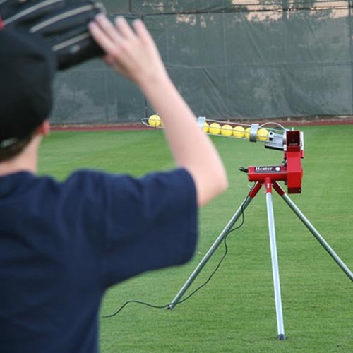 Heater Sports Heavy Duty Baseball Pitching Machine with Bonus Ball ...