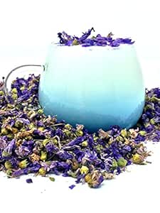 Amazon.com : Dried Blue Mallow Flowers - 100% Natual Malva Sylvestris ...