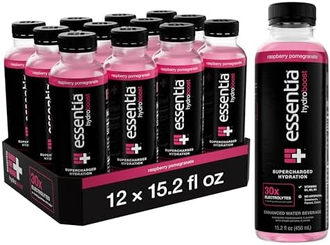 Essentia Water LLC NEW Hydroboost Enhanced Bottled 15.2 fl. oz. (450 mL ...