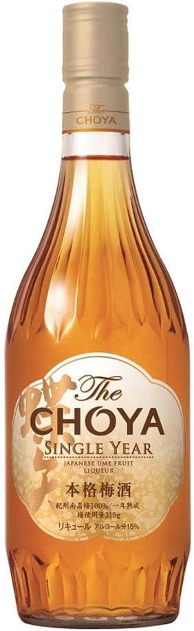 Choya Single Year Japanese Ume Fruit Liqueur 700ml 15.5% Alc./Vol: Amazon.co.uk: Grocery