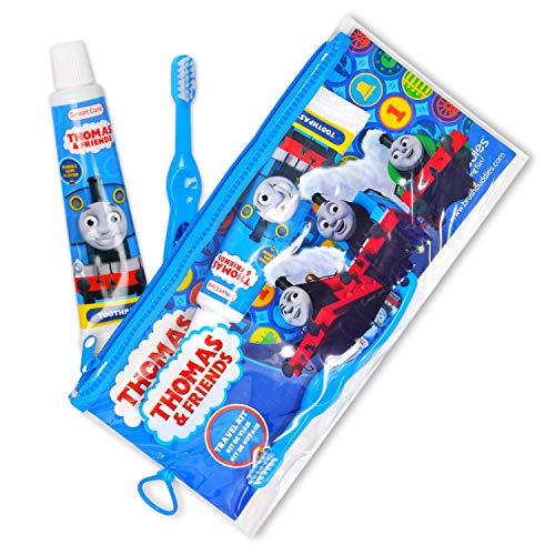 Thomas and Friends Toddler Travel Kit Manual Toothbrush Brush Buddies ...
