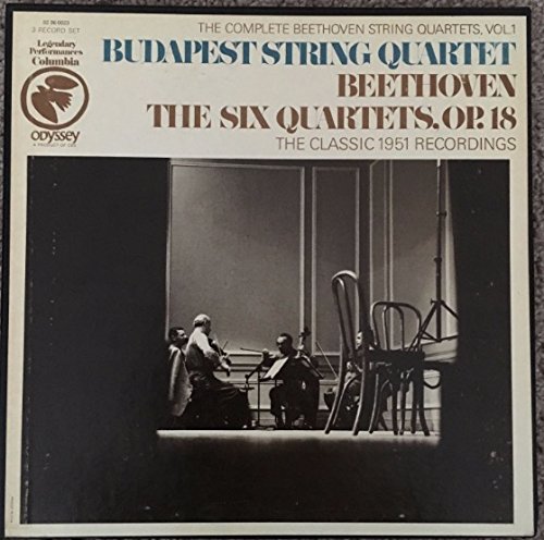 Beethoven, Budapest String Quartet - Beethoven: The Complete String Quartets Vol.1: the Six ...