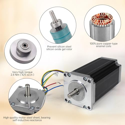 Mua RATTMMOTOR 4 Axis Nema23 Stepper Motor Driver CNC USB Control Kit ...