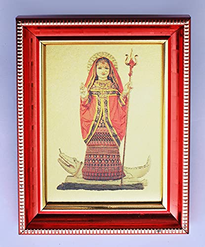 Buy AD Info Khodiyar Maa Religious Wood Photo Frames with Acrylic Sheet ...