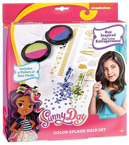 Make It Real - Sunny Day Color Splash Hair Set. Hair Flair Kit for ...
