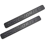 Amazon.com: Yoaoo 2x OEM 5.3L Vortec Hood Emblems Engine Badge ...