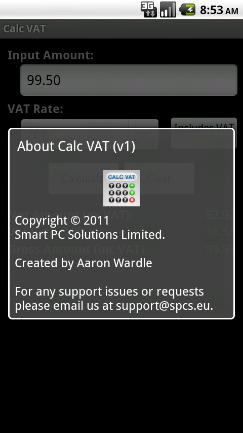 Calc VAT - UK Vat Calculator:Amazon.co.uk:Appstore for Android