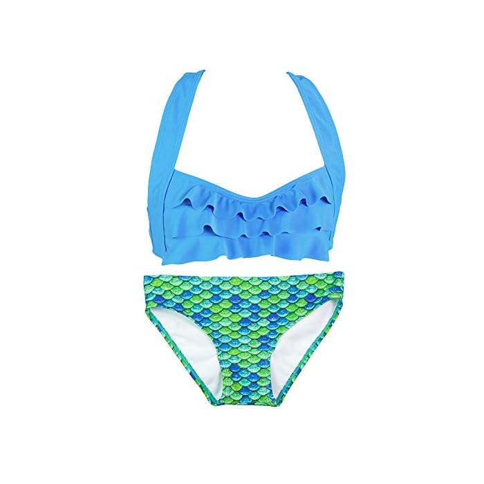 Buy Fin Fun Sea Wave, Mermaid Bikini Set, Mermaidens Swimsuits and ...