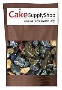 Amazon.com: Edible Beach River Sea Side Chocolate Rocks For Cake ...