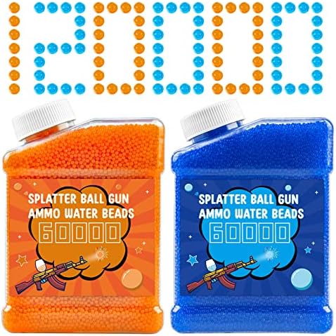 سعر Water Balls Beads Refill Ammo (7-8 mm,120000 Pieces Per Pack),Gel ...