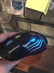 Amazon.com: Zelotes 5500 DPI 7 Button LED Optical USB Wired Gaming ...
