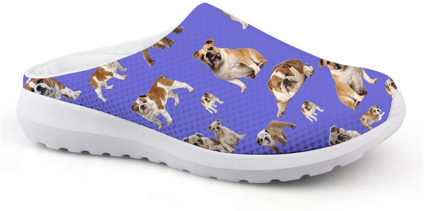 Amazon.com | Pug Dog Animal Fashion Printed Adult Casual Garden Clog ...