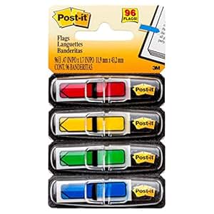 Post-it flecha banderas, 1/2-inch de ancho, 24/dispensador ...
