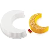 Amazon.com: HiParty Crescent Moon Shape Silicone Cake Pan, Crescent ...
