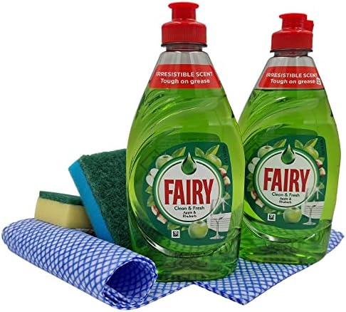 Fairy Liquid Washing up Bundle - Fairy Apple and Rhubarb (2x320ml ...