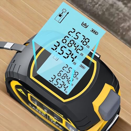 3-in-1 Infrared Laser Tape Measuring, 40M Laser Rangefinder And 5M Tape ...