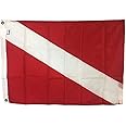 Amazon.com : 20x30" Diver Down (Scuba Skin Diver) Nautical Boat Signal ...