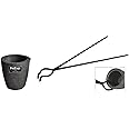 Amazon.com: No 3-4 Kg Clay Graphite Foundry Crucible Kit w/ 19" Hinge ...