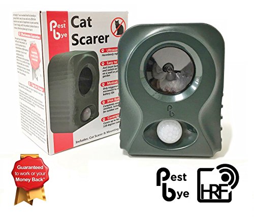 Pestbye Battery Operated Cat Repeller V2 - Easy To Use Ultrasonic Cat ...