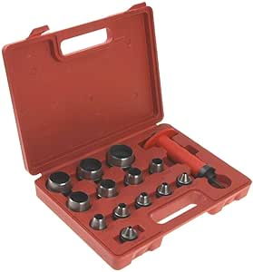 Anytime Tools 13 pc Sharp Hollow Punch Tool Set for Leather and Gasket ...