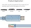 Feanteek USB Console Cable RJ45 for Cisco Switch Console with FT232RL ...