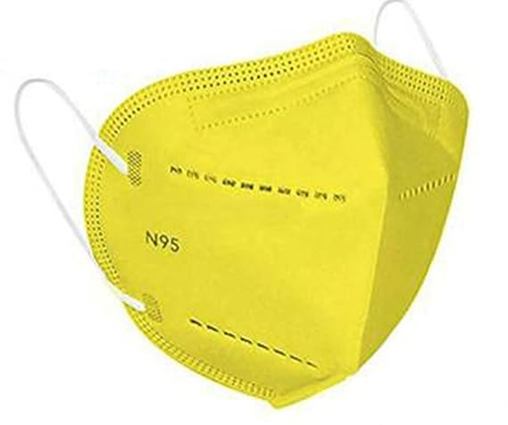 Acnos N95 Yellow Breathable 5-Layer Anti- Pollution Anti- Virus ...