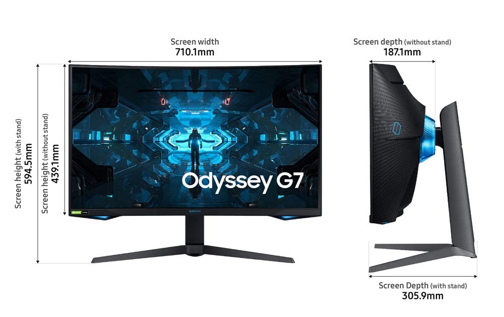 Mua SAMSUNG 32” Odyssey G7 Series WQHD (2560x1440) Curved Gaming ...