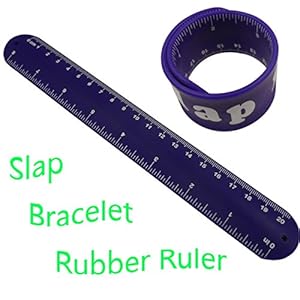 2015 Fantastic Blue Plastic Slap Bracelet Ruler: Amazon.co.uk: Office ...