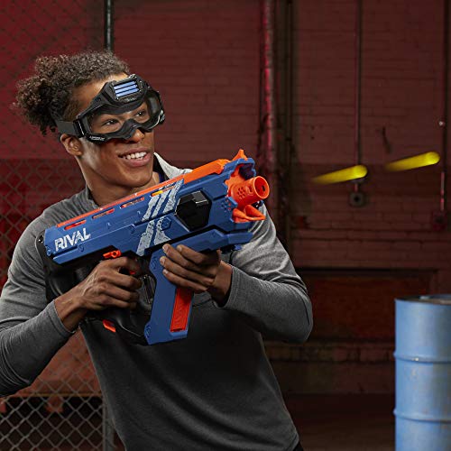 NERF Perses Mxix-5000 Rival Motorized Blaster (Blue) - Fastest Blasting ...