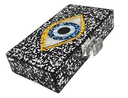 LETODE Clutch Purses for Women-Evil Eye Acrylic Clutch Glitter Purse ...