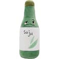 Amazon.com: SYUSAMA Korean Soju Bottle Plush Toy Cute Stuffed Party ...