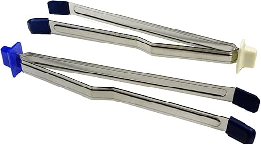 Amazon.com : LegacyPro Steel Print Tongs 2 Pcs. Steel Tongs Darkroom ...