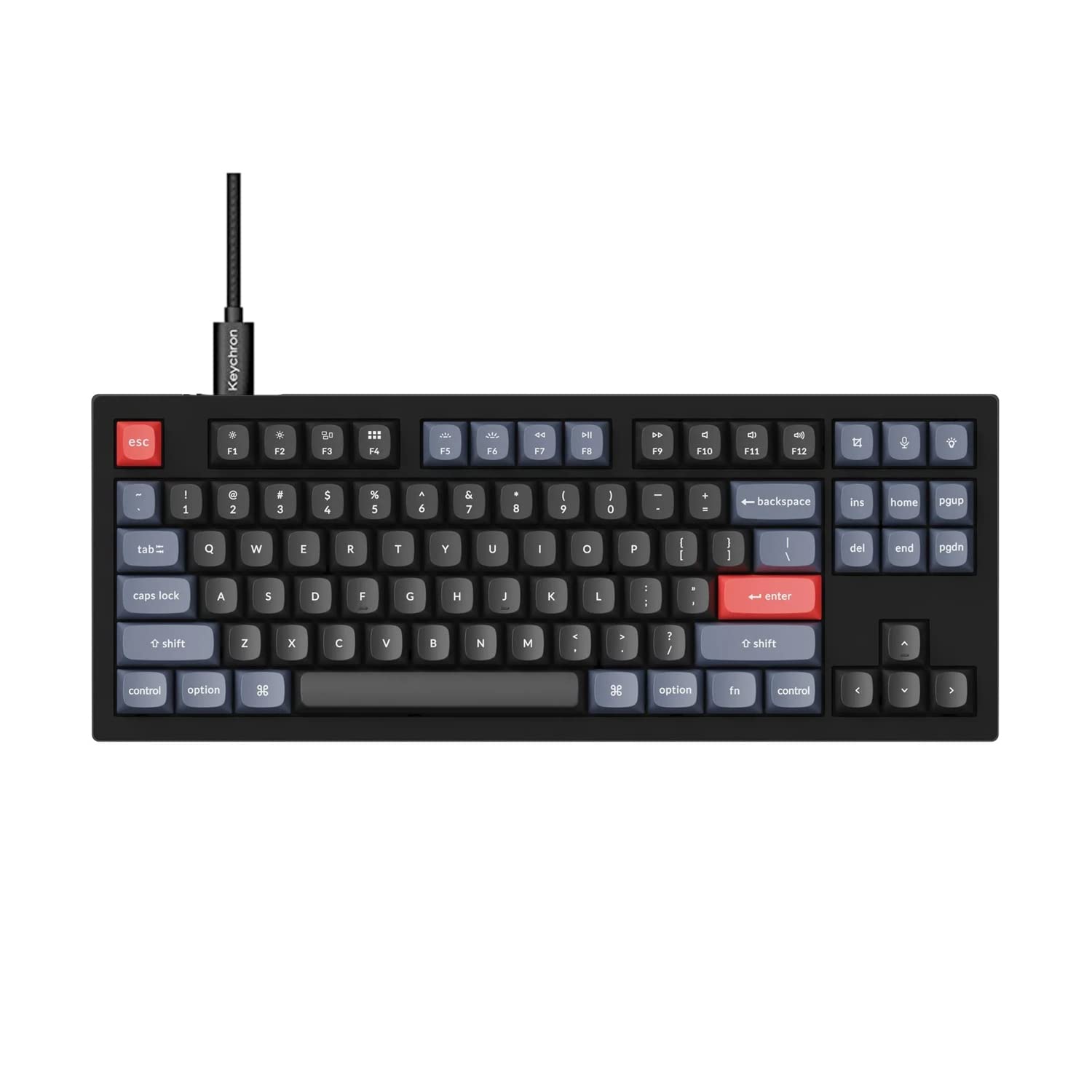 Mua Keychron V3 TKL 80% Layout Custom Wired Mechanical Keyboard, 87 ...