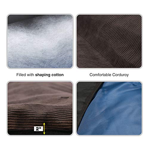 REDCAMP XL Cot Pads for Camping, Soft Comfortable Cotton Thin Sleeping ...