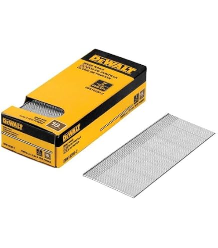 Home Depot Staples DEWALT 18-Gauge Crown Staples - 1.5" Glue Collated ...