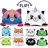 Reversible Cat Plushie White Black Happy Sad Mad Angry Emotion Mood ...