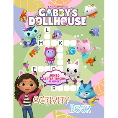 Buy Gàbby's Dòllhouse Activity Book: Many Activities Including ...