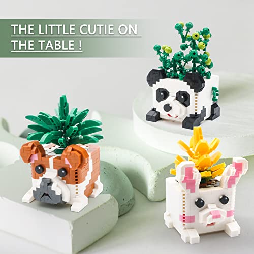 JXRLMB Collection Micro Building Blocks Set for Adults 2765 PCS Architecture Model Succulent ...