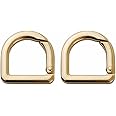 Amazon.com: 2pcs Semicircle Metal Spring Key Ring,Spring Snap Hooks ...