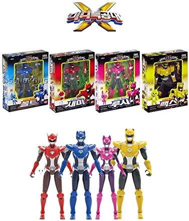 Mini Force Volt Sammy Max Lucy Set of 4 Robot Action Figures Miniforce ...