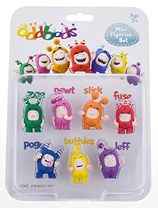 Oddbods Mini Figurine Set: Amazon.co.uk: Toys & Games