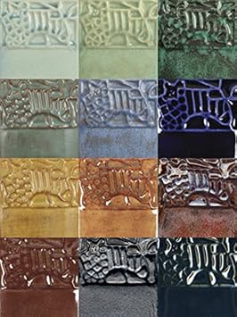 Amazon.com: Mayco Elements Glaze Set, Assorted Colors, Set of 12 Pints