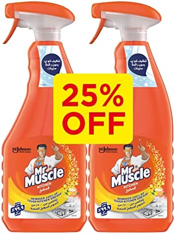 Mr. Muscle Citrus Kitchen Cleaner, Powers Through Tough Grease With ...