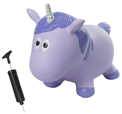 Farm Hoppers Fantasy Hopper Inflatable Toddler Safe Bouncing Purple ...