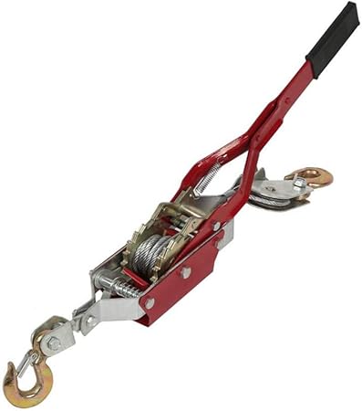 4-Ton Rachet Come Along Hand Winch, Portable Heavy-Duty Power Cable ...