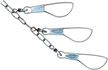 Amazon.com : Lindy Chain Stringers - 9 Swiveled Snaps : Fishing Swivels ...